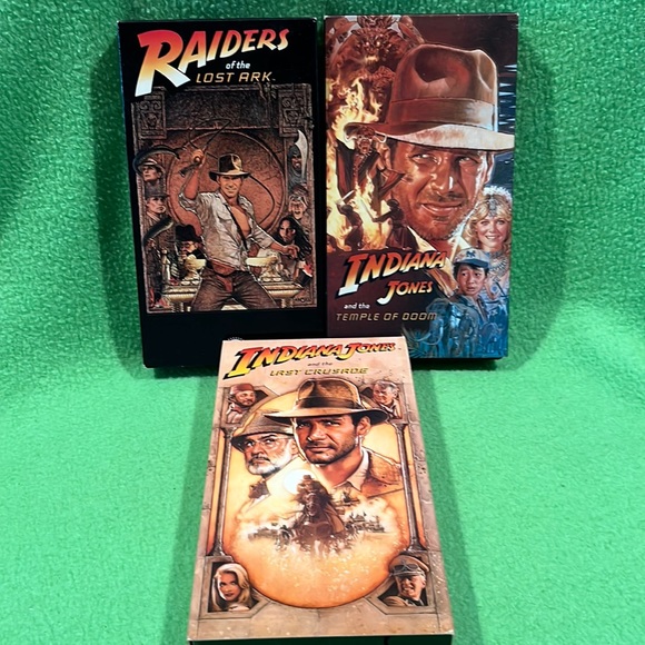 Indiana Jones | Media | Indiana Jones Vhs Set Of Three Movies Exc ...